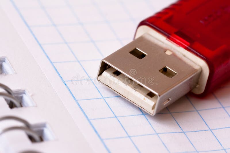 Computer usb flash drive stock image. Image of storage - 16409229