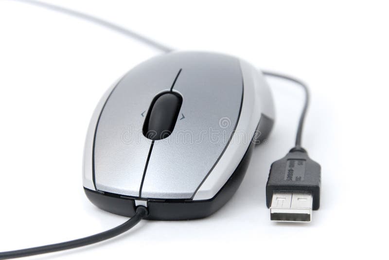 Computer usb mouse stock photo. Image of mousepad, front - 3766608