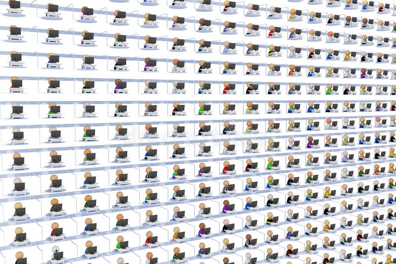 Person Behind Computer Stock Illustrations – 1,891 Person Behind ...