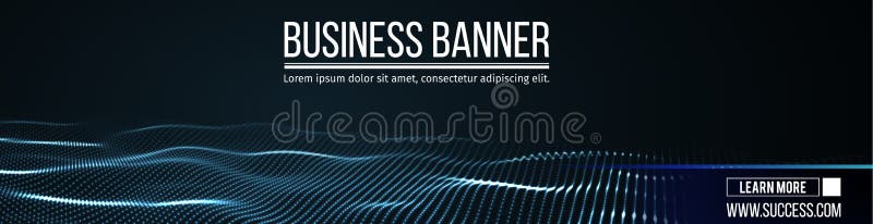 Computer Vector Banner. Business Banner Design EPS 10 Stock Vector ...