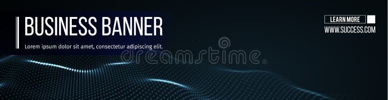 Computer Vector Banner. Business Banner Design EPS 10 Stock Vector ...