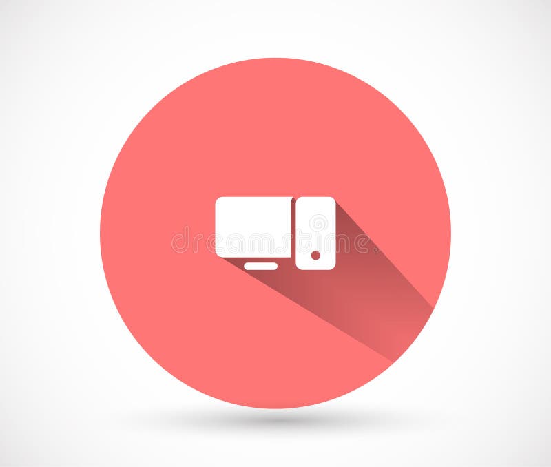 Computer Vector Icon , Lorem Ipsum Flat Design Stock Illustration ...