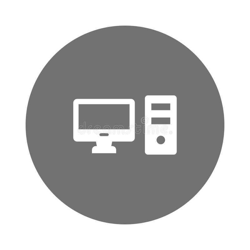Computer Vector Icon Which Can Easily Modify or Edit Stock Vector ...