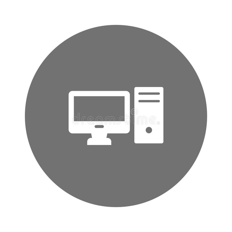 Computer Vector Icon Which Can Easily Modify or Edit Stock Vector ...