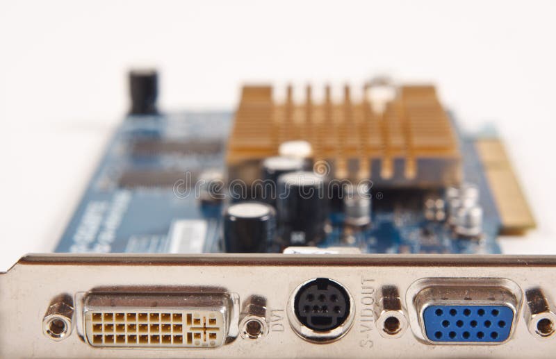 Computer video card stock image. Image of electronics - 25003951