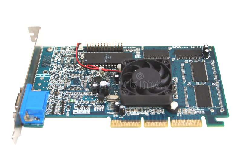 Computer video card stock image. Image of electric, background - 5816657