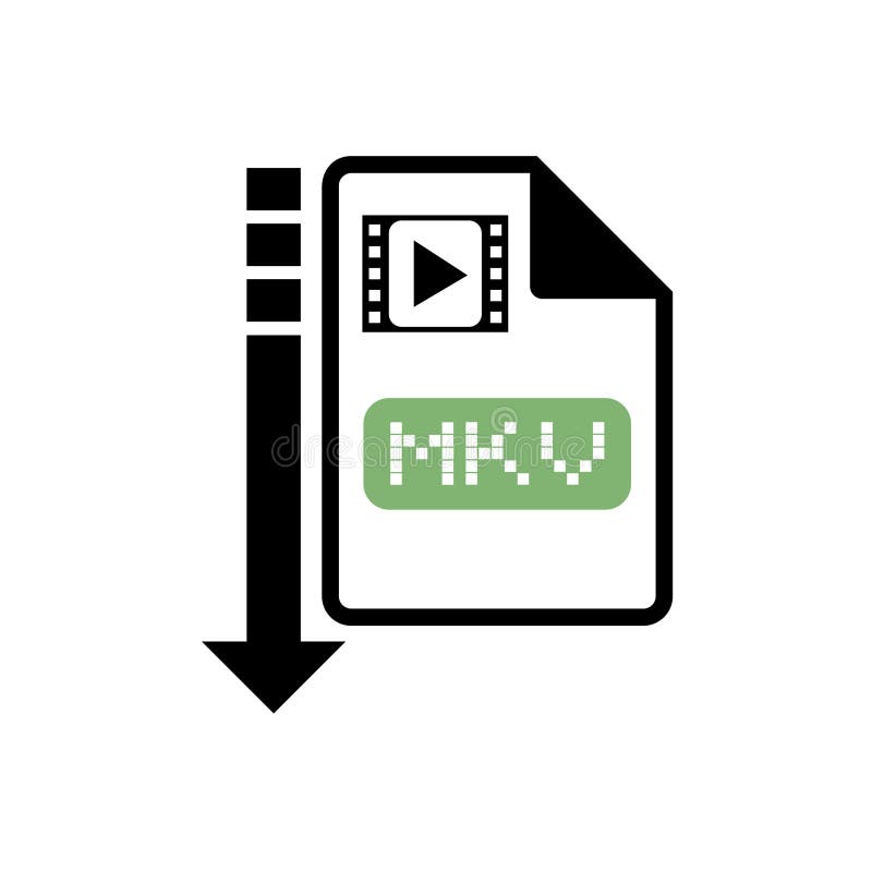 Computer video file icon stock vector. Illustration of design - 113992688