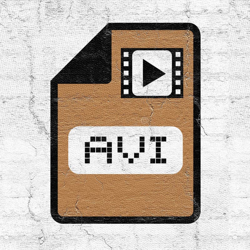 Computer video file icon stock illustration. Illustration of flat ...
