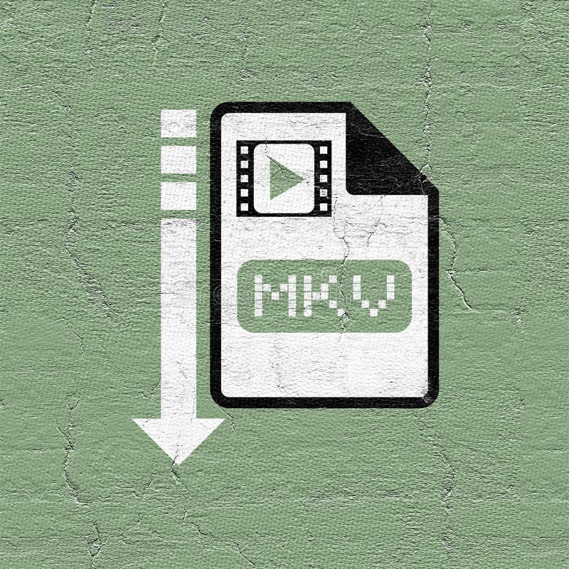 Computer video file icon stock illustration. Illustration of symbol ...