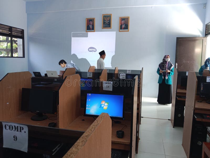 Computer is village editorial photography. Image of office - 266068267