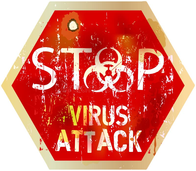 Computer virus alert stock vector. Illustration of trajan - 43231084