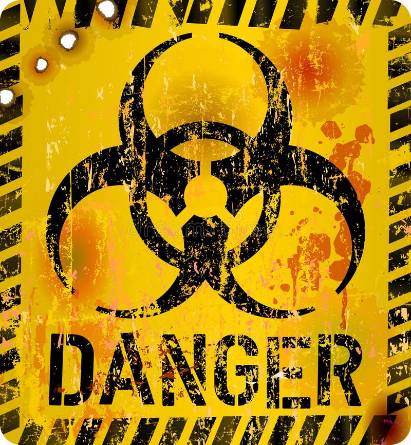 Computer virus alert sign stock vector. Illustration of screen - 91050752