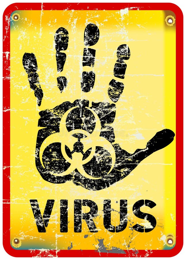 Computer virus alert stock vector. Illustration of piracy - 35409660