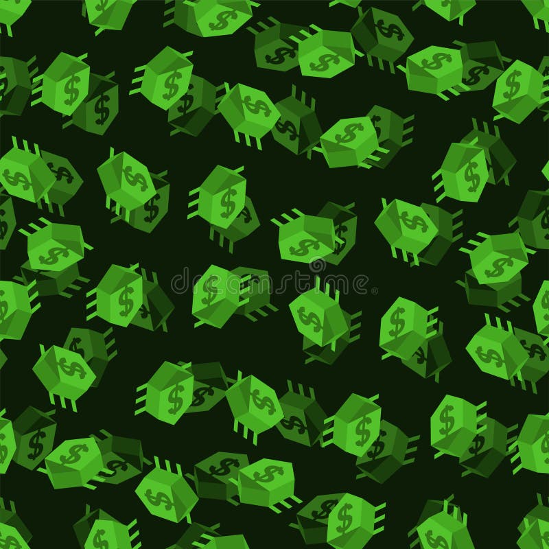 Computer Virus Bug Pattern Seamless. Spyware for Your Pc Background ...