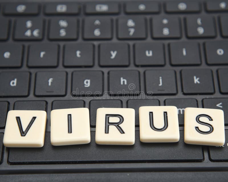 Computer Virus Infection on Keyboard Stock Photo - Image of infection ...