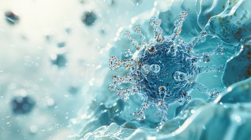 Computer Virus Design with Blue Patterns, Circles, Symmetry, and Liquid ...