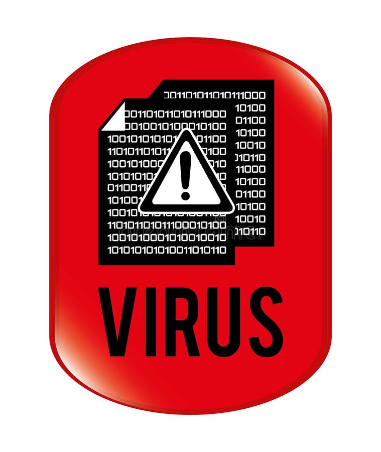 Computer virus stock vector. Illustration of cyber, technology - 50921353