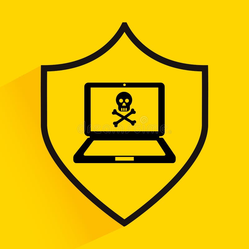 Computer virus stock vector. Illustration of cyber, trojan - 50921392