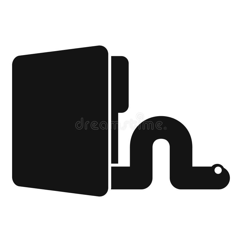 Computer Virus Entering Operating System through Internet Cable Stock ...