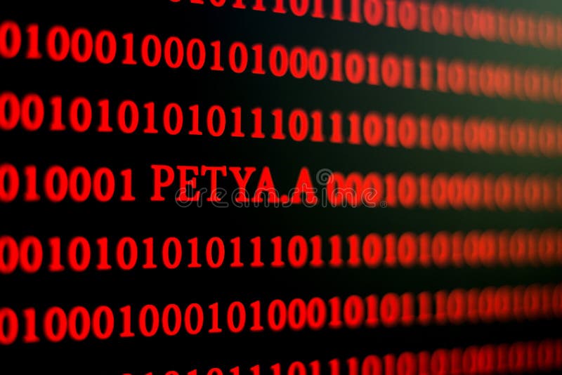 Computer Virus Petya Monitor Screen Stock Photos - Free & Royalty-Free ...