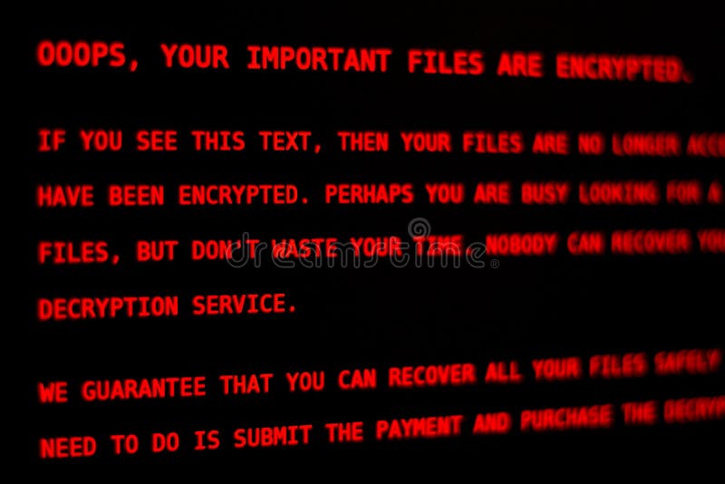 Computer virus Petya.a stock photo. Image of trojan - 144912808