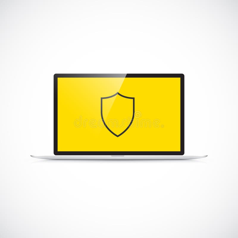 Computer Virus Protection Concept Stock Vector - Illustration of ...