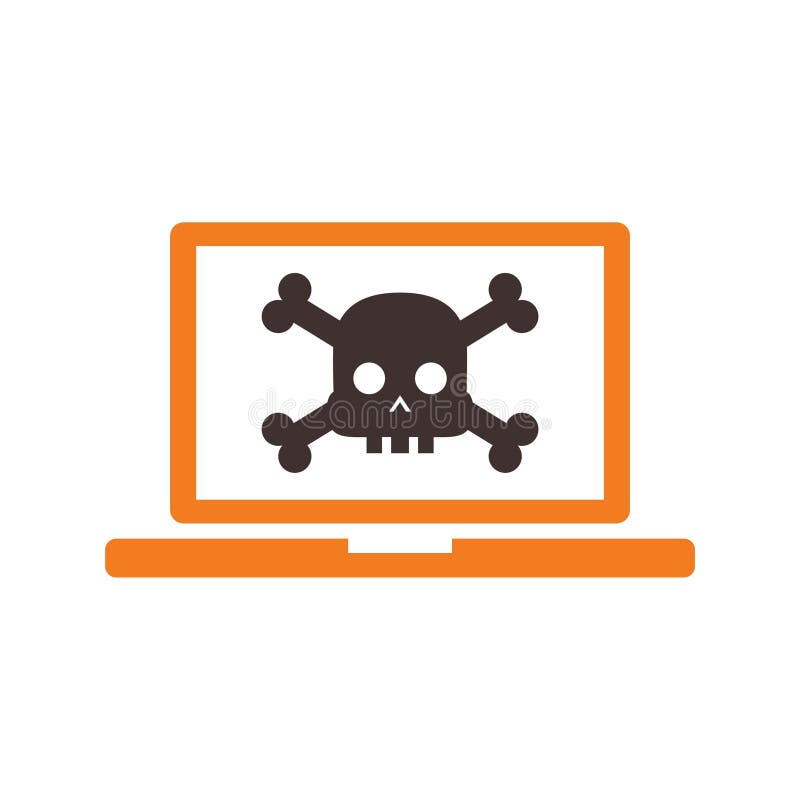 Computer Virus. Vector Illustration Decorative Design Stock Vector ...