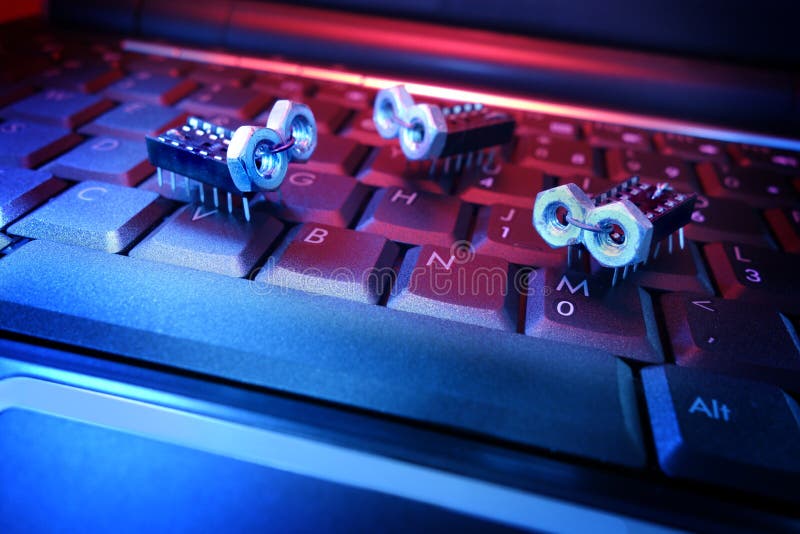 Computer and Mouse stock photo. Image of silver, green - 1804772