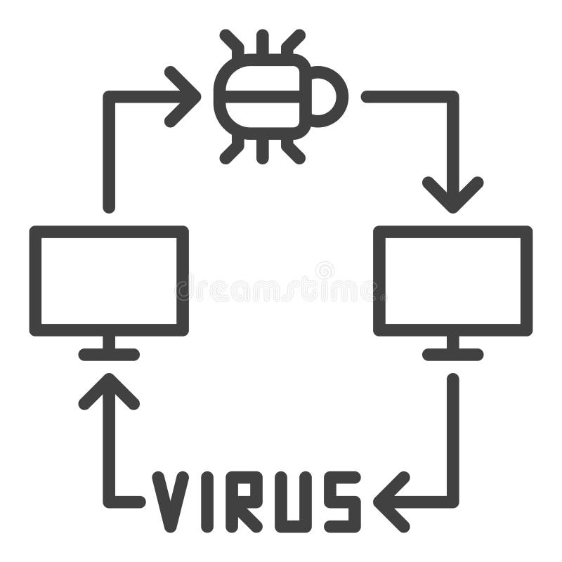 Computer Viruses Stock Illustrations – 2,786 Computer Viruses Stock ...