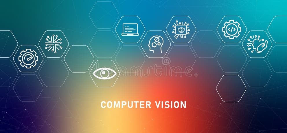 Computer Vision Gradient Header Computing Technology Smart Machine ...