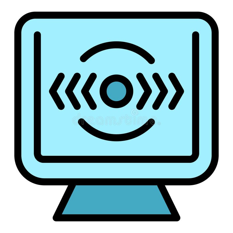 Computer Vision Technology Detecting Eye Movement Tracking Stock ...