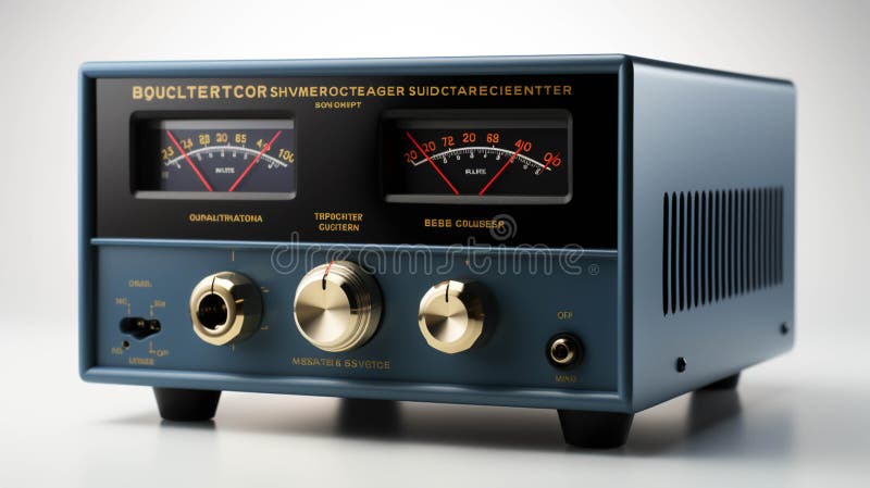 Computer Voltage Stabilizer Isolated on White Background Stock Image ...