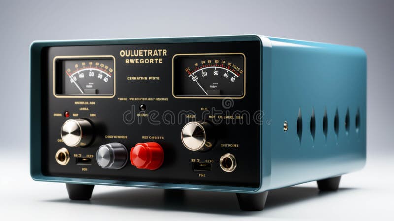 Computer Voltage Stabilizer Isolated on White Background Stock Photo ...