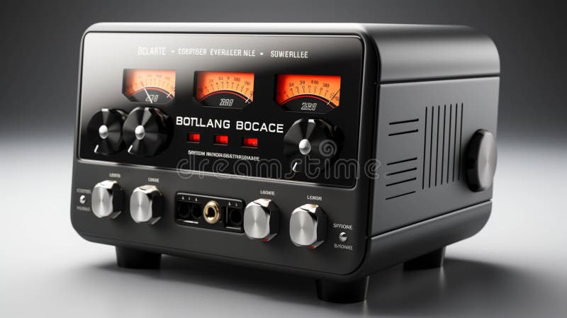 Computer Voltage Stabilizer Isolated on White Background Stock Image ...