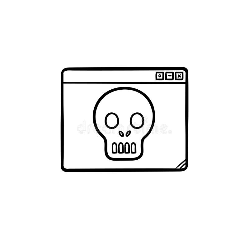 Computer Scull Stock Illustrations – 145 Computer Scull Stock ...