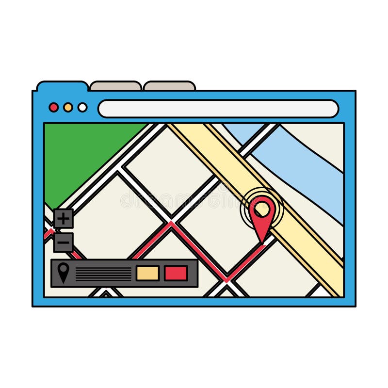 Computer Window Technology Hardware Cartoon Stock Vector - Illustration ...