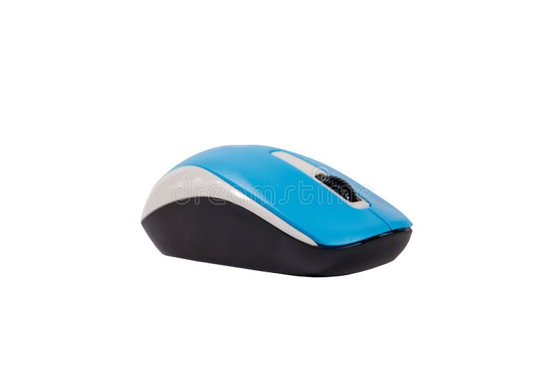 Computer Wireless Mouse Isolated on White Background Stock Image ...