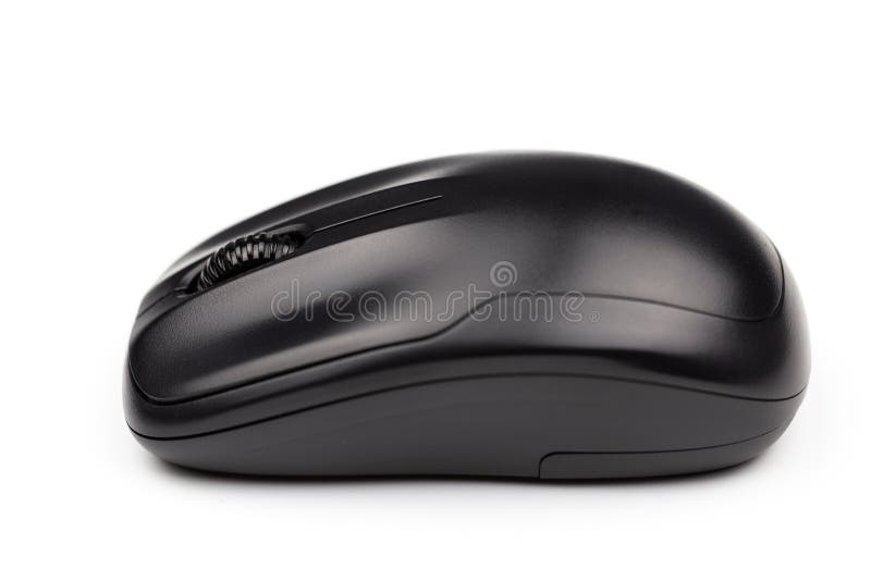Computer Wireless Mouse Isolated on White Background. Stock Image ...