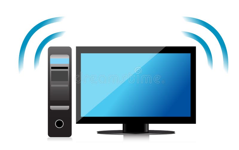 Wireless Network Connection Concept Illustration Stock Vector ...