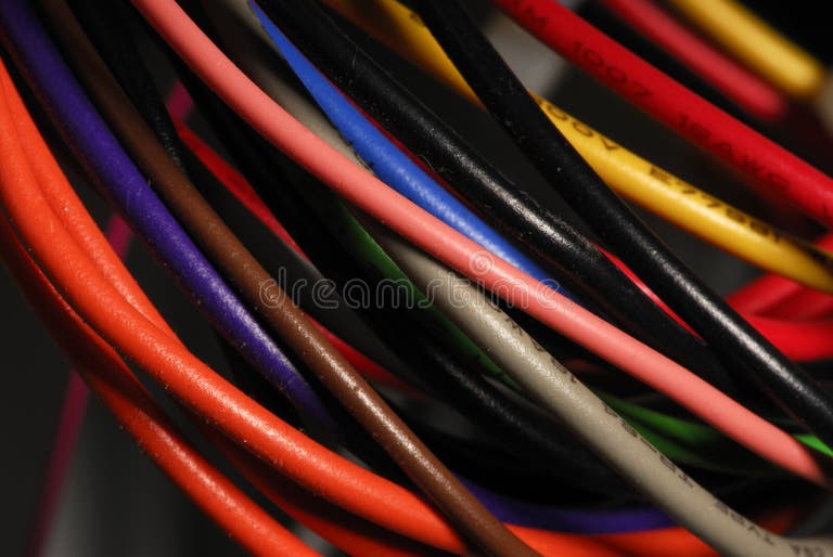 Computer Wires stock image. Image of electronics, electrical - 3938537