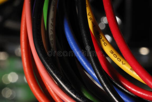 Computer Wires stock photo. Image of close, computer, hardware - 3938610
