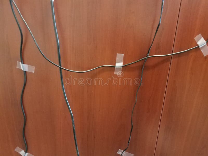 Electrical taped joints stock image. Image of wires - 207991537