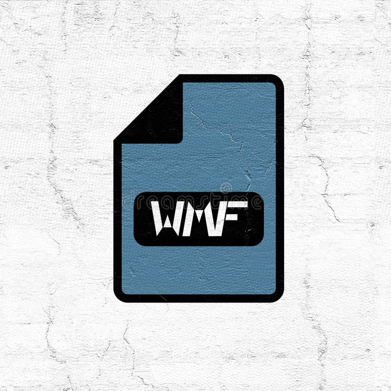 Computer wmf file icon stock illustration. Illustration of informatics ...