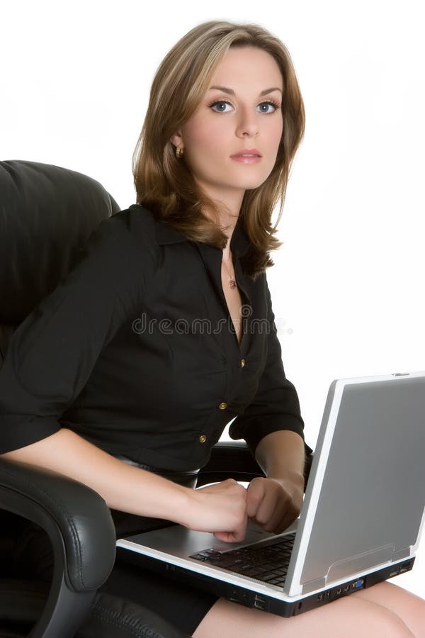 Computer Woman stock image. Image of leather, girls, people - 9533469
