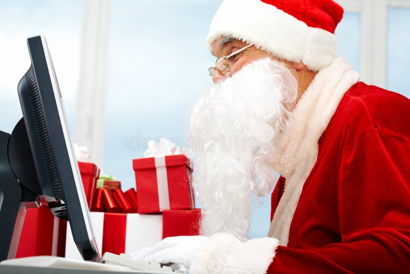 135 Santa Claus Typing Keyboard Stock Photos - Free & Royalty-Free ...
