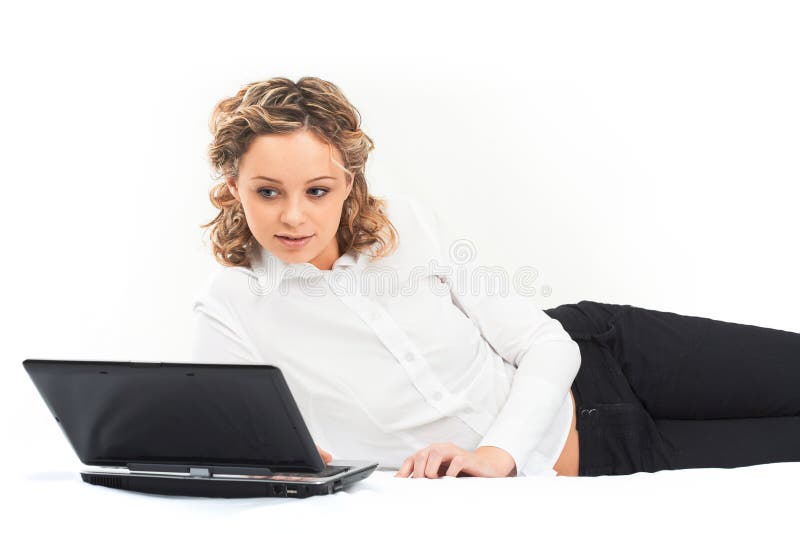 Computer work stock photo. Image of employer, human, career - 17572126