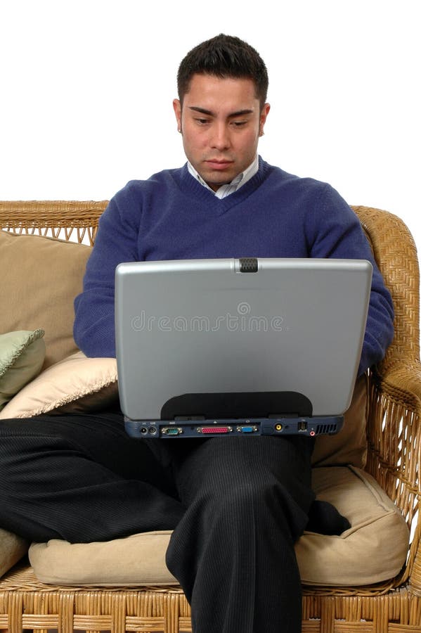 Computer work stock photo. Image of sitting, technology - 1990434