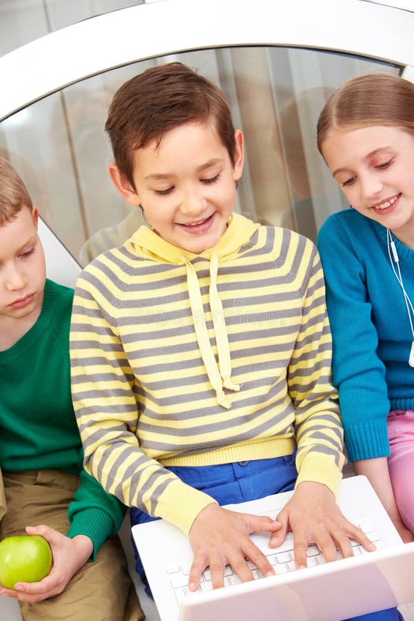 Computer work stock image. Image of knowledge, classroom - 22015981