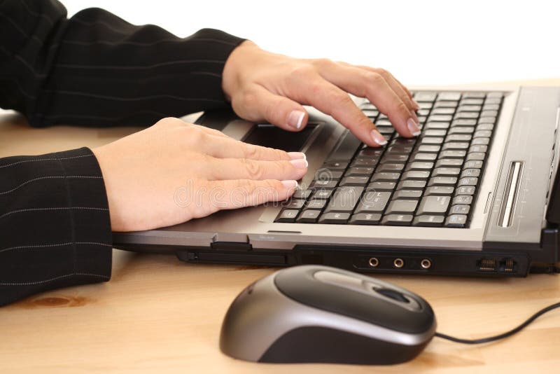 Office work 3 stock photo. Image of type, work, computer - 391528