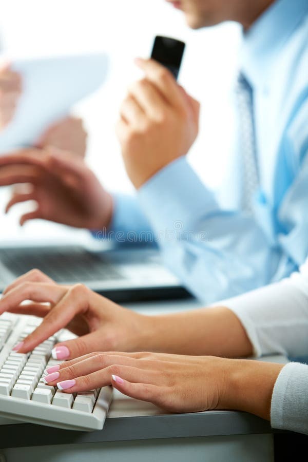 Computer work stock photo. Image of computer, input, computing - 26268558